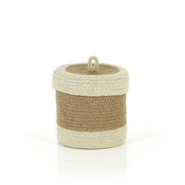 GLOBO Fair Trade - Korb BEAUTE WEISS, Jute | Avocadostore