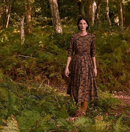 People Tree - Kleid - V&A Rosa Print Dress | Avocadostore