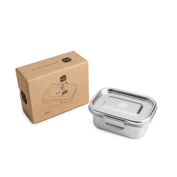Brotzeit - Auslaufsichere Lunchbox BUDDY aus Edelstahl, 550 ml ...