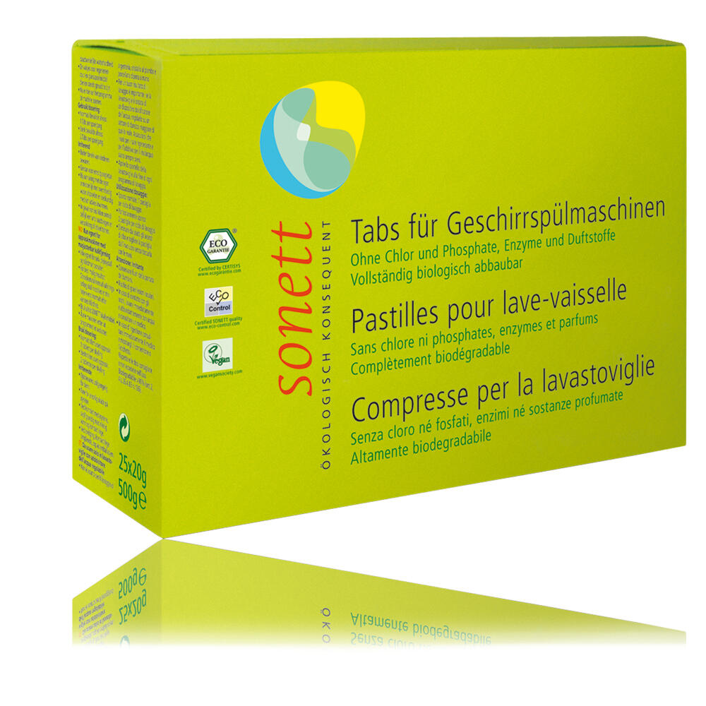 Sonett - sonett Tabs für die Geschirrspülmaschine | Avocadostore