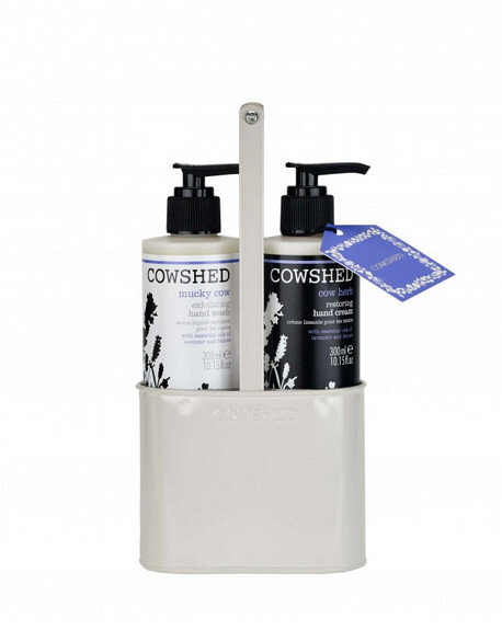 COWSHED - Cowshed Duo Mucky Cow + Cow Herb 600ml Hand Care Caddy Gift ...