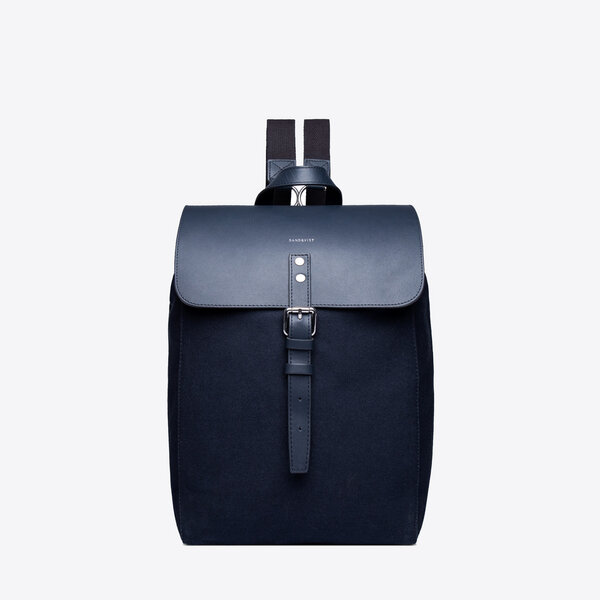 Sandqvist - Rucksack - Alva - Black with black Leather | Avocadostore
