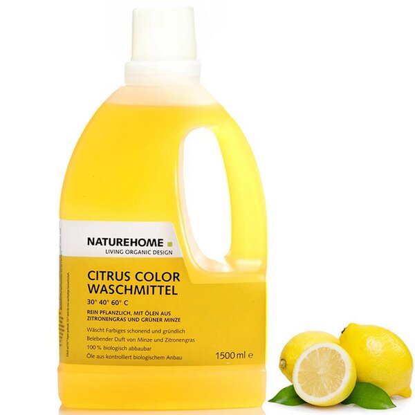 NATUREHOME - Bio-Waschmittel-Set für Feines und Weißes mit Citrus ...