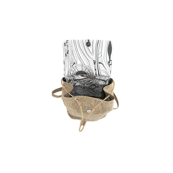 Jentil Bags - Mini Backpack - Marble aus Kork | Avocadostore