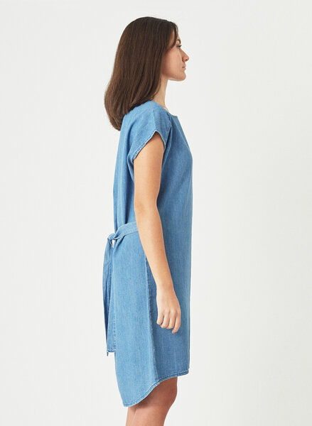 Barta - organic & recycled - DINA - Denim Jeans Kleid aus recyceltem ...