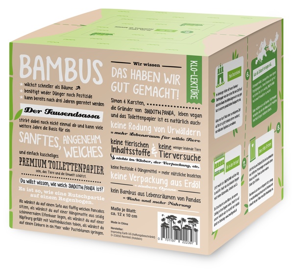 Smooth Panda - Toilettenpapier Bambus | Avocadostore