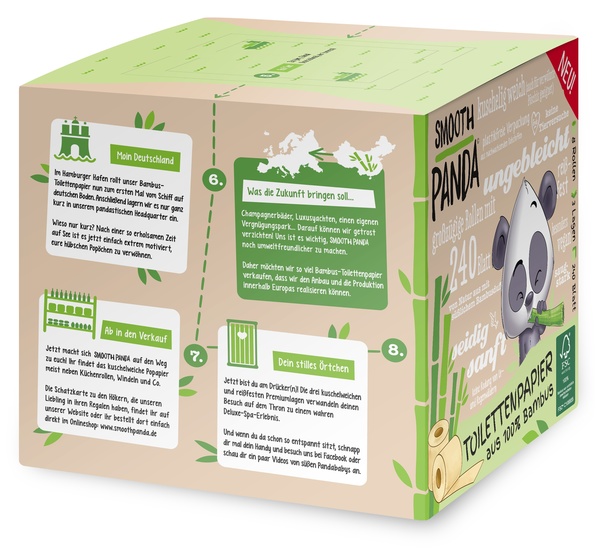 Smooth Panda - Jahresbedarf Bambus Toilettenpapier | Avocadostore