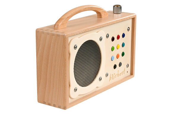 hörbert - hörbert mit Mikrofon - Musikbox aus Holz für Kinder ...