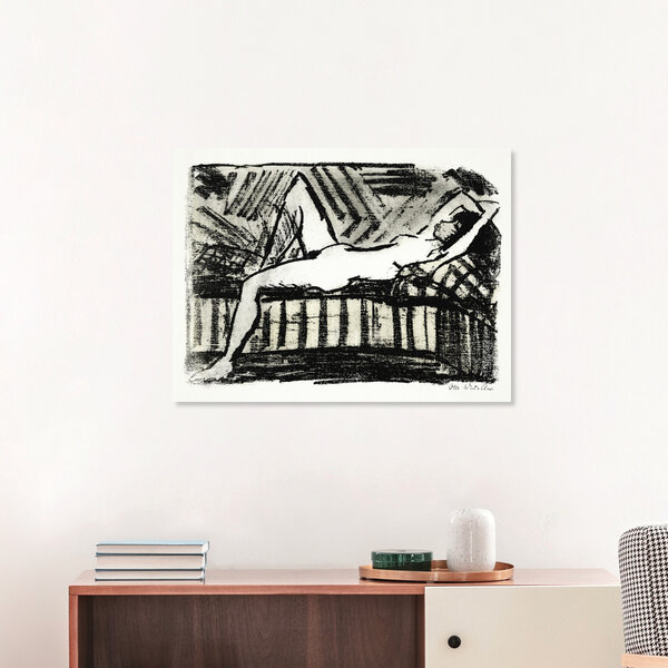 Photocircle - Poster / Leinwandbild - Otto Mueller: Liegender Akt ...