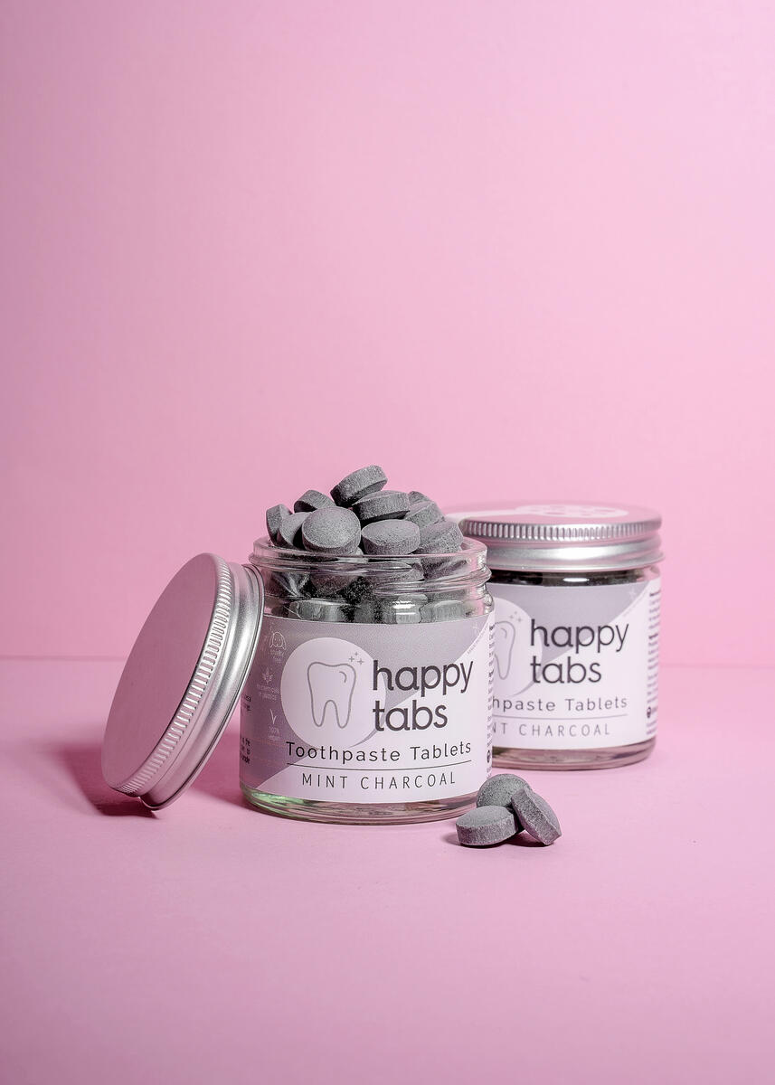 Happy Tabs - Happy Tabs Mint Charcoal - Zahnputz Tabletten ohne Fluorid ...