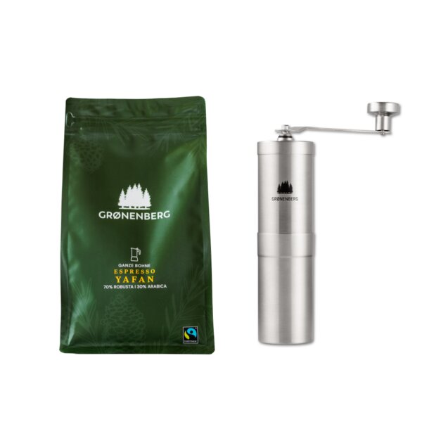 GROENENBERG - Kaffee Spar Set 7: Bio Espressobohnen 250 g + Manuelle ...