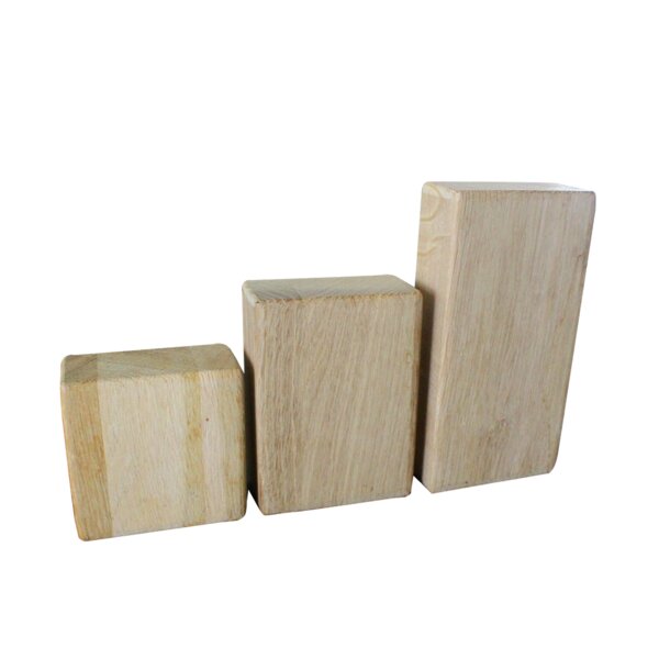 Miller Holz - Holzbauklötze Maderitas natur - unbehandelt in einer ...