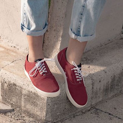 Ahimsa Shoes - Ahimsa - Wave Red, veganer Sneaker | Avocadostore