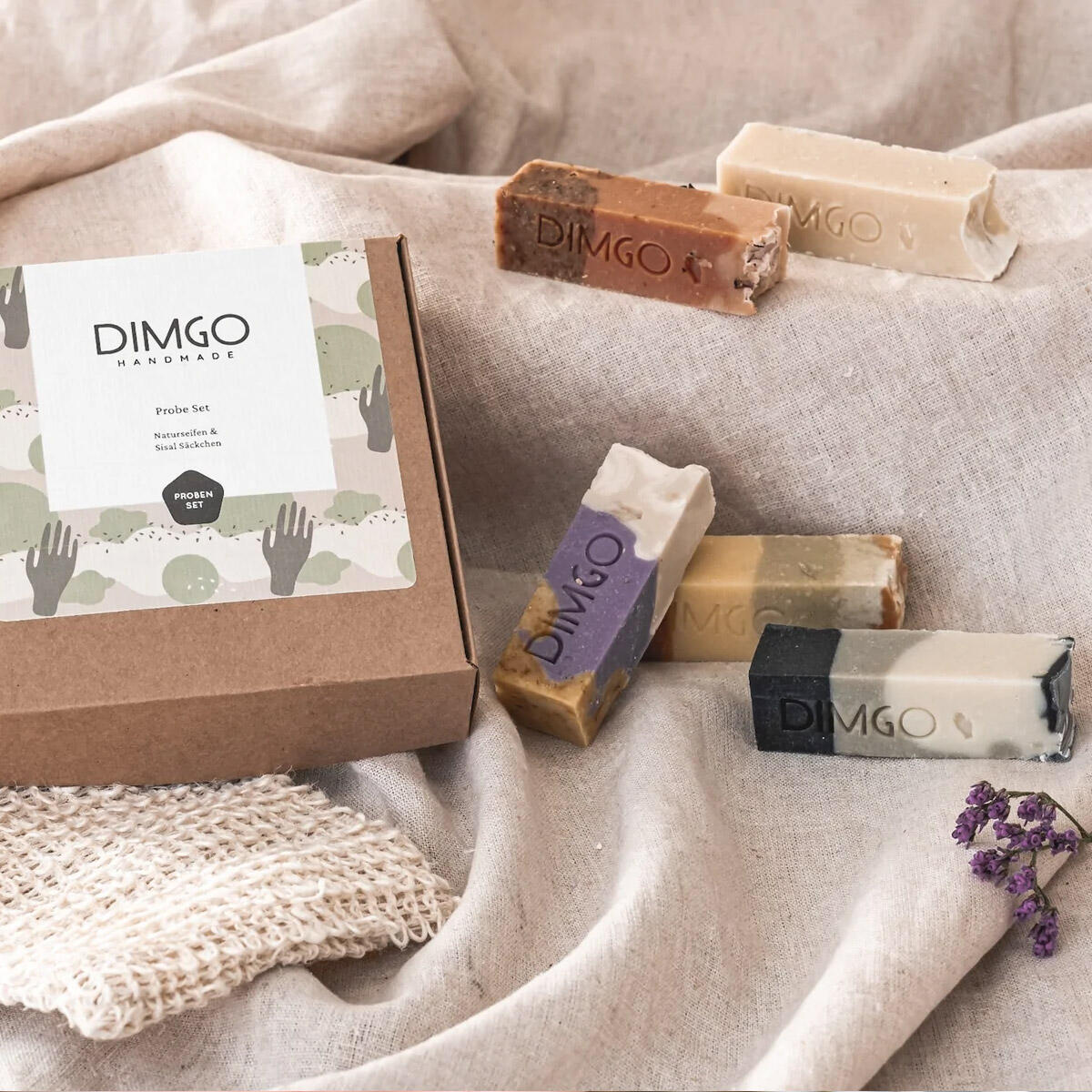 DIMGO - Handgemachtes Naturseifenset mit Seifensäckchen | Avocadostore