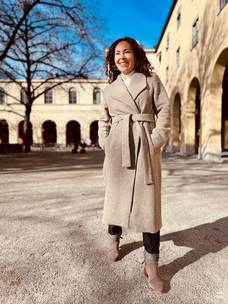 ME&MAY - Wickelmantel Lilie aus Wolle | Avocadostore