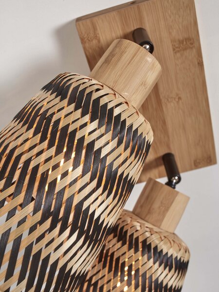 GOOD&MOJO - Deckenlampe Java 2-Schirm Natur | Avocadostore