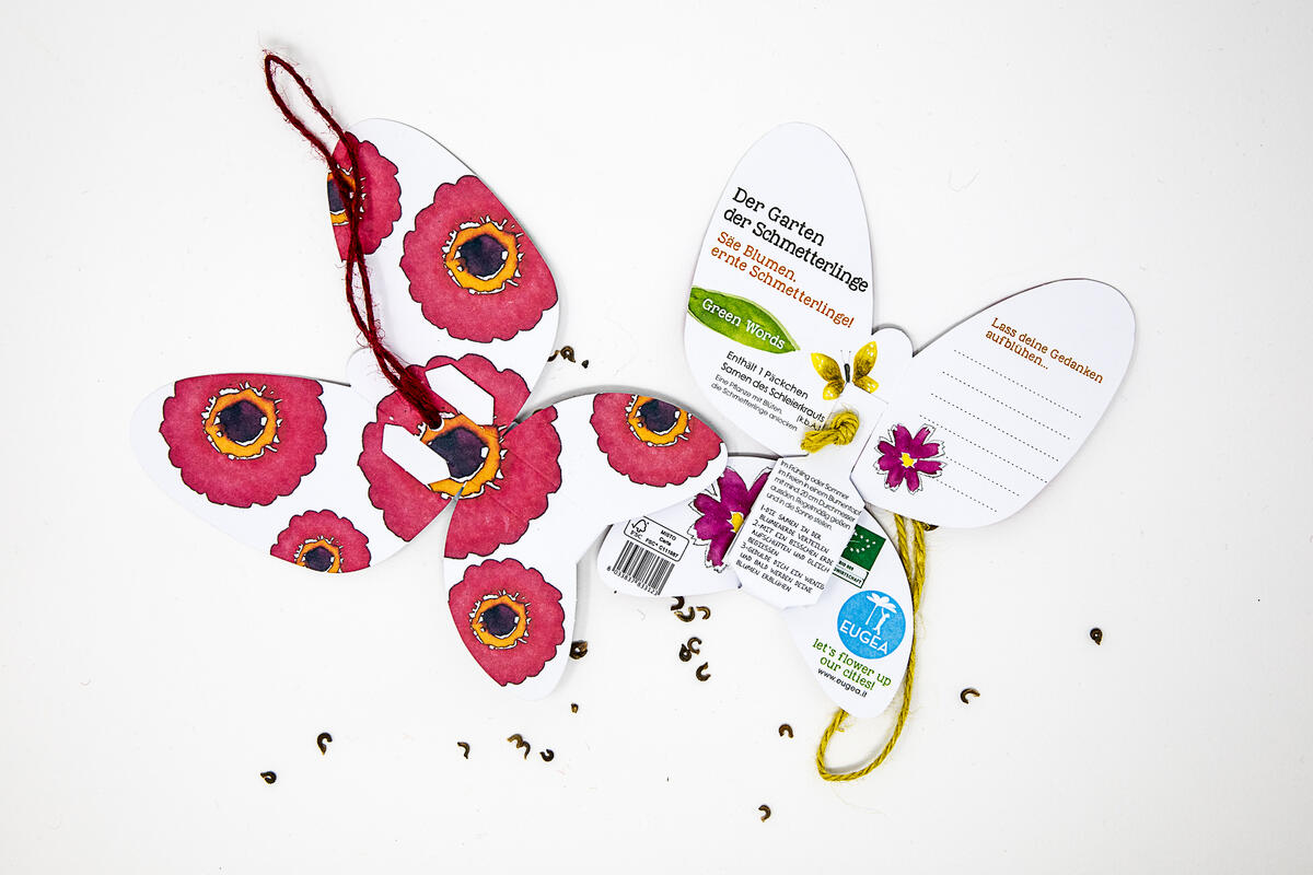 EUGEA - 4-er Set Green words - Gea, der Geschenkanhänger mit ...