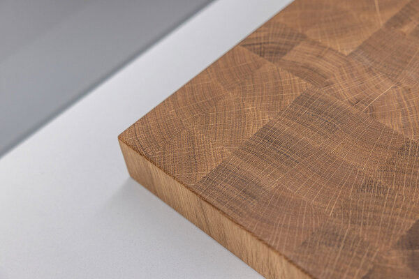 kleiderleiter_de - Schneidebrett Stirnholzbrett BOLD massiver Eiche ...