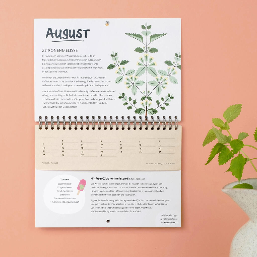 primoza GmbH - Der Wachsende Kalender Kräuterküche zeitlos | Avocadostore