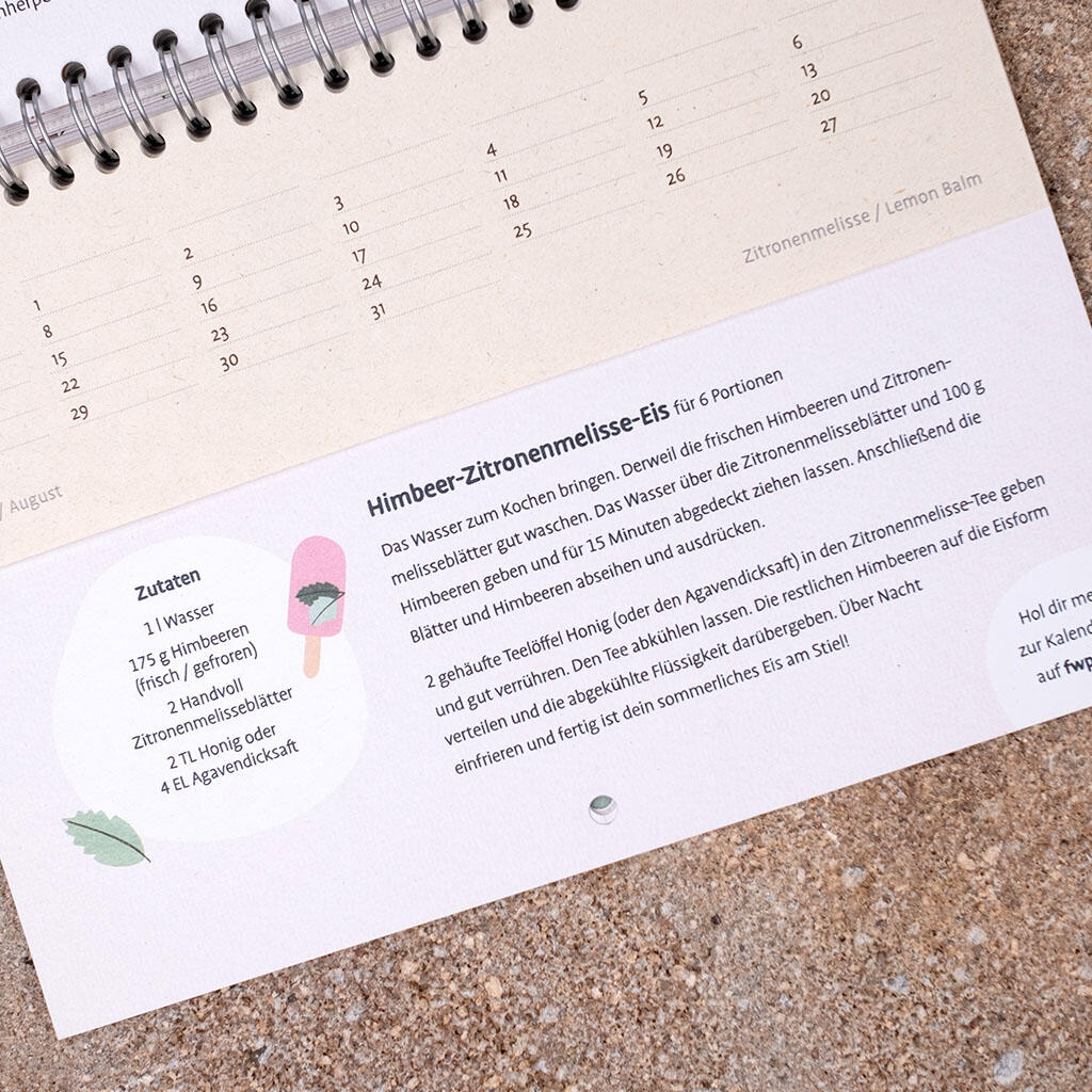 primoza GmbH - Der Wachsende Kalender Kräuterküche zeitlos | Avocadostore