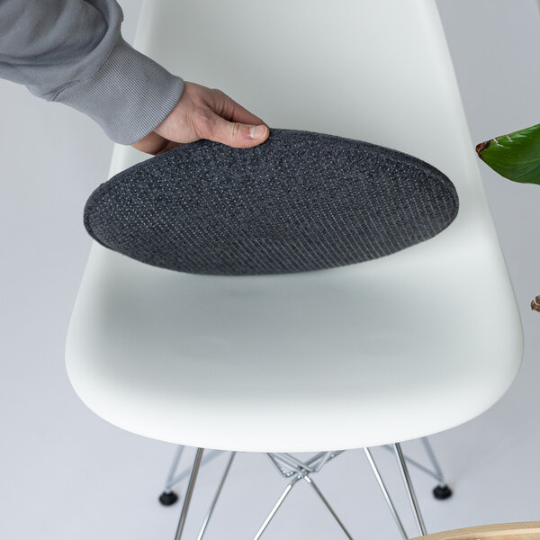 easy and green - Sitzkissen Filz Oval | aus upcycling rPET Filz ...