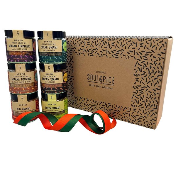 SoulSpice - SoulSpice - Geschenkbox - Vegane Umami Bio Gewürze - 6er Set - 340g | Avocadostore