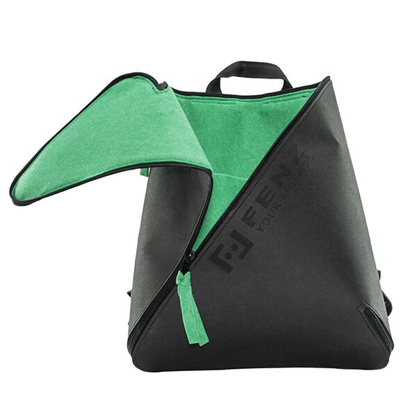 Fenz - Vigo - Urbaner Rucksack aus recyceltem Papier - schwarz ...