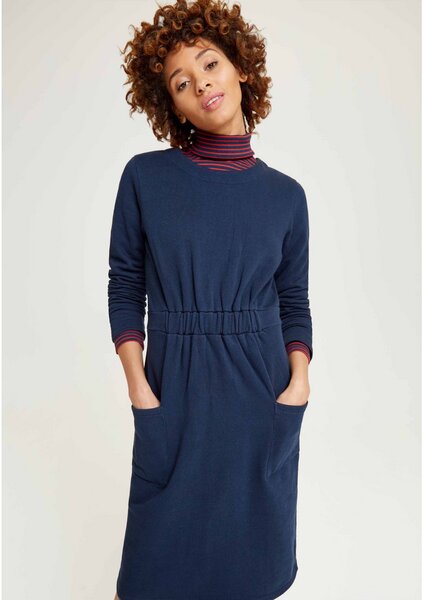 People Tree - Virginia Dress Navy | Avocadostore
