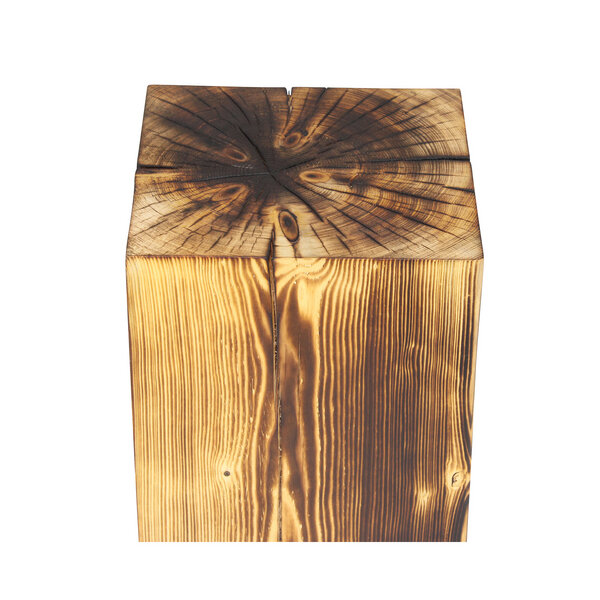 Naturmassivmöbel - Naturmassivmöbel Holzblock 30x30cm Fichte ...