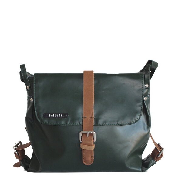 7clouds - Umhängetasche Nechel 7.1 jungle green aus wasserfestem ...