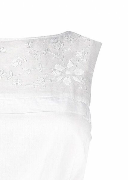 People Tree - Embroidered Top White | Avocadostore